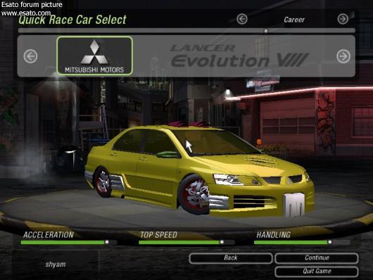 NFSU2 thread - Esato archive